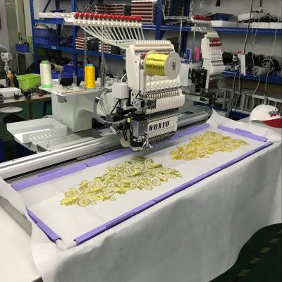 China High Speed Single Head 12/15 Colors Sequin and Beads Embroidery Machine for sale