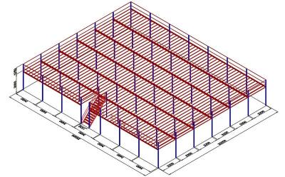 China 3-4 multimezzanine van de Laagopslag het Kadermezzanine van het Platforms2.5t Staal Rek Te koop