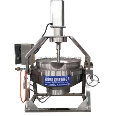 Cina paste sauce jam making machine fruit marmita semi industry automatic memasak semi automatic steam jacked kettle in vendita