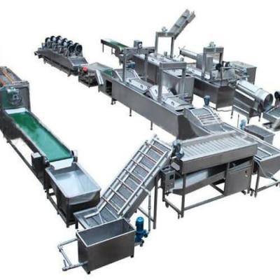 Cina Easy To Operate Fruit And Vegetable Grading Cleaning Peeling And Packaging Production Line in vendita