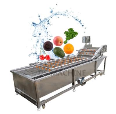 Cina Easy operation fruit and vegetable washing machine cleaning industrial production line/apple peeling machine/bubble ozone in vendita