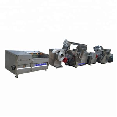 Cina Potato Chips Banana Automatic Frying Machine Industrial Food Cutting Washing Frying Equipment in vendita