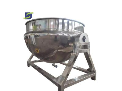 Cina 316 Stainless Steel Steam Jacketed Pot Food Factory Cooking Jacketed Kettle in vendita
