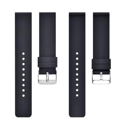 China A correia de relógio opcional durável da borracha de silicone das cores une 20mm para o relógio de Apple à venda