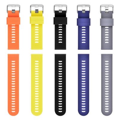 China 20 22 faixas da correia de relógio da borracha de silicone de 24mm com liberação de Quickle à venda