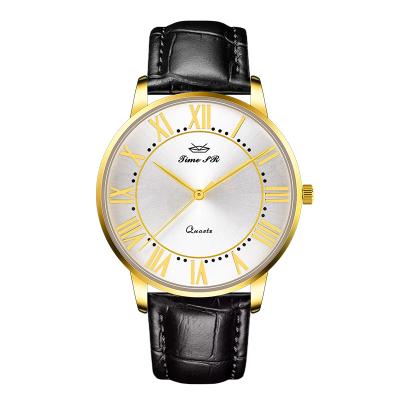 Cina 2022 Orologio al quarzo impermeabile 3ATM Cinturino in pelle alla moda per uomini e donne in vendita