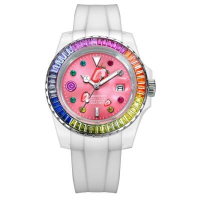 Cina orologi automatici di lusso con spessore della cassa di 12 mm, orologi al quarzo da uomo colorati in vendita