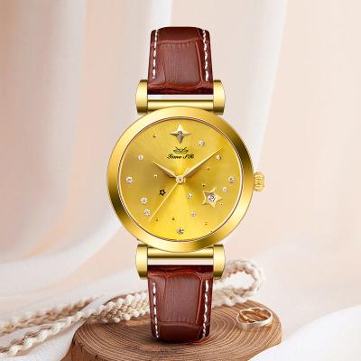 Cina Orologio al quarzo in acciaio inossidabile stile romantico vestito quotidiano adatto per le donne in vendita
