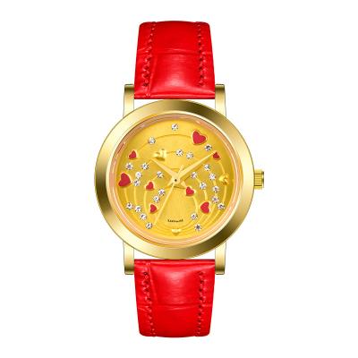 Cina Etichetta privata di cuoio genuina dell'orologio del quarzo della cinghia di acciaio inossidabile di modo di 2022 abitudini in vendita