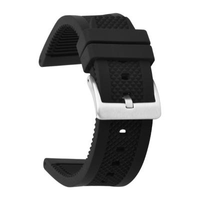 Cina Larghezza di superficie antiscorrimento del cinturino di orologio della gomma di silicone 24mm per gli adulti con multi colore in vendita