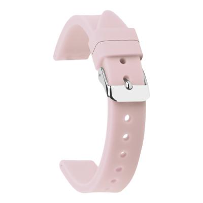 China Faixa de relógio de borracha do peso leve 14mm, bracelete de relógio do silicone do CE colorido à venda