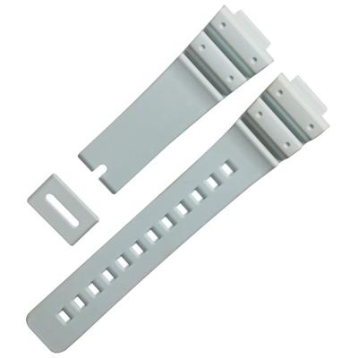 China A correia de relógio resistente da borracha de silicone une o desgaste confortável de 25x16mm Sweatproof à venda