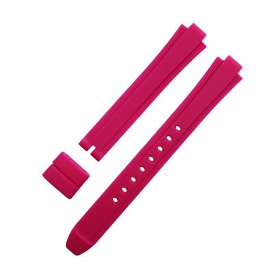China A correia de relógio da borracha de silicone de SHX une a correia de relógio estreita de 15x8mm à venda
