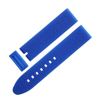 Cina Cinturino di orologio su ordinazione impresso della gomma di silicone del cinturino della decorazione in vendita