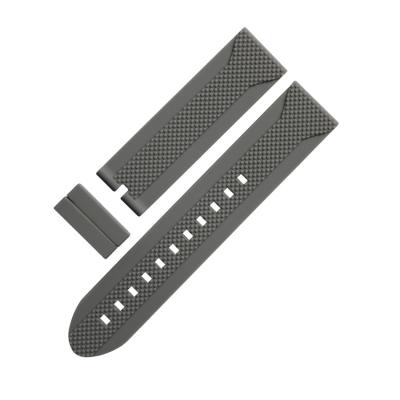 Cina Cinturino di orologio su ordinazione duro del modello del cinturino della gomma di silicone per unisex in vendita