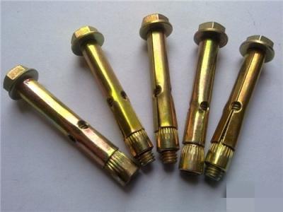 中国 炭素鋼M16の六角頭の袖のアンカー反スキッドの鮫のひれのボルトASME標準 販売のため