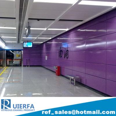 China Vitreous enamel Steel panel China manufacturer for cladding panel A6 for sale