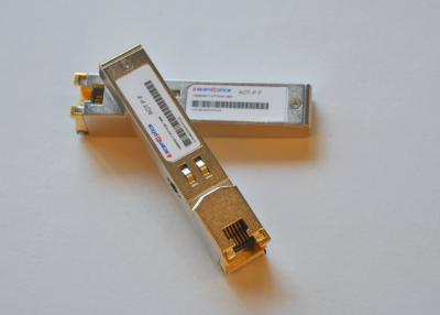 China 100Base - Transceptor óptico do cobre RJ45 SFP de TX quente - Pluggable, 10M/100M à venda