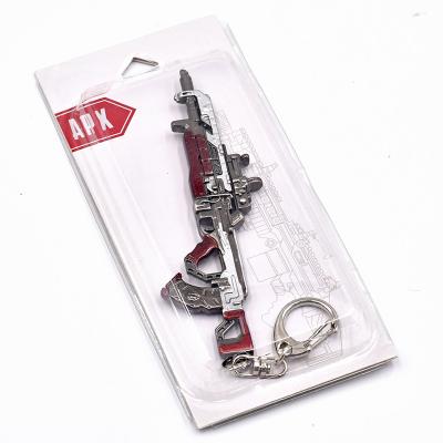 Cina Metal Game Gun Item Mini Keychain Toy Apex VK47 Assault Rifle Model in vendita