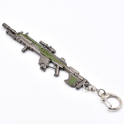 Cina Famous game character metal gun keychain Hero Peace Defender Shotgun model 11CM from China Manufacturer in vendita