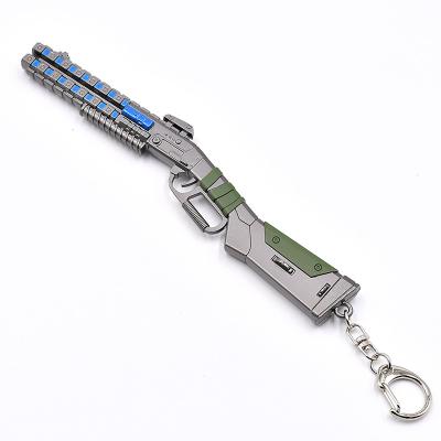 Cina Customers Customize popular shooting games Ape x mini metal gun models keychain 16 cm gift in vendita