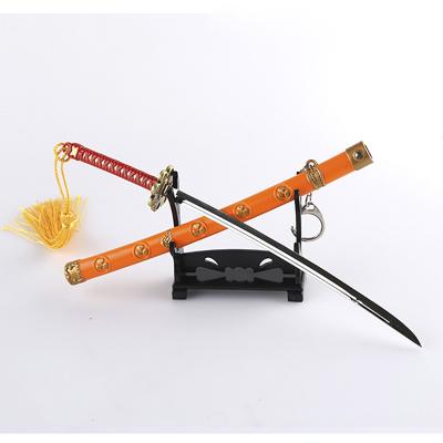 Cina Guarnitura Mini Katana in lega di zinco di chiave della spada del candeggiante di Sakura 22CM in vendita