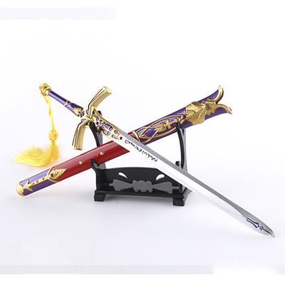 Cina Spada Art Online Key Chain Mini Katana Sword di Caliburn 22CM di destino in vendita