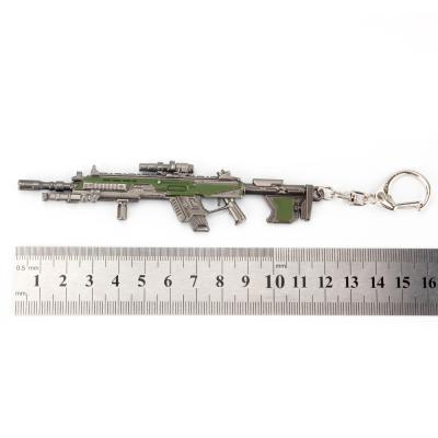 China Grote handboog DMR 11CM van de het Kanon het Zeer belangrijke ketting van Toplegenden van de het Zinklegering Standaardkanon ModelKeychain Te koop