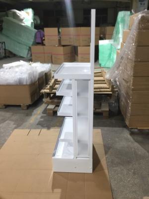China Pegboard Gondola Shelving Standing Pegboard Display Racks With Price Insert FOF Tower Style for sale