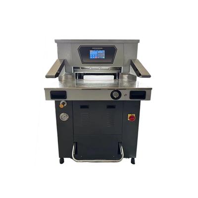 China High Quality 7 Inch Touchscreen Programmable Paper Cutting Machine Automatic Silent Hydraulic Paper Cutter High Speed Electric for sale