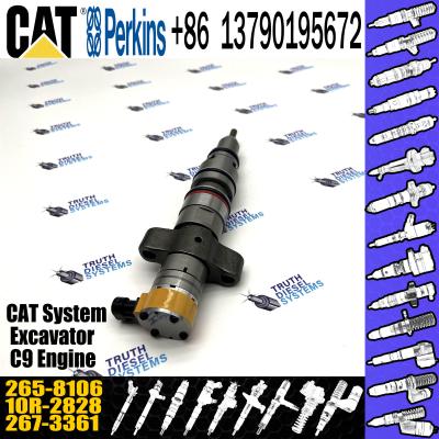 Chine Injecteur de l'excavatrice C9 de carburant de rail de terrain communal de l'injecteur 2658106 de bec d'injection de moteur diesel 265-8106 pour le moteur diesel à vendre
