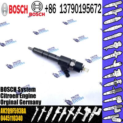 China BOSCH Diesel Common Rail Fuel Injector Nozzle 0445110340 0986435203 1980 S596870 69280 AV2Q9F593BA for Ford Fiesta 1.6d for sale