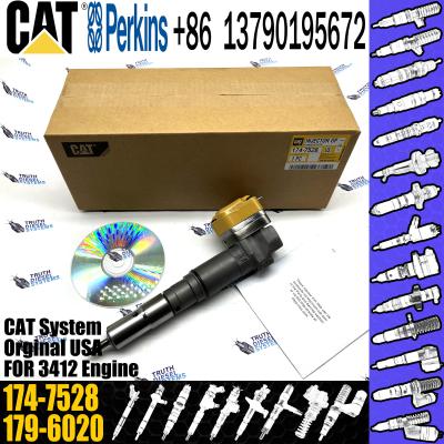 Cina iniettore comune della ferrovia 232-1183 diesel dell'iniettore 174-7526 del motore 3412E 174-7528 in vendita