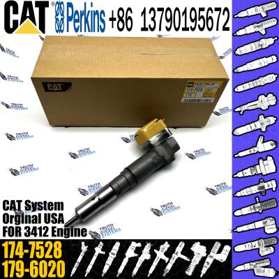 Cina iniettore comune della ferrovia 232-1183 diesel dell'iniettore 174-7526 del motore 3412E 174-7528 in vendita