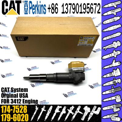 Cina iniettore comune della ferrovia 232-1183 diesel dell'iniettore 174-7526 del motore 3412E 174-7528 in vendita