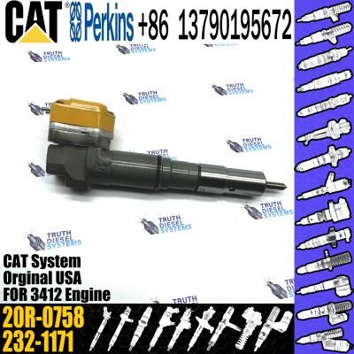 Cina CAT Common Rail Inyector 1747526 174-7526 20R-0758 per CAT Caterpillar 3412 in vendita