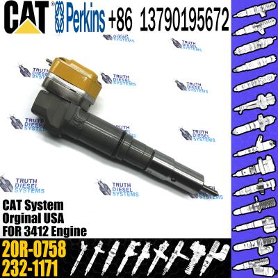 Cina CAT Common Rail Inyector 1747526 174-7526 20R-0758 per CAT Caterpillar 3412 in vendita