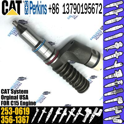 중국 CAT C15 연료 공동 철도 주입기 253-0619 2530619 10R-7232 Caterpillar 엔진 판매용