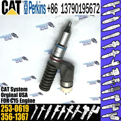 중국 CAT C15 연료 공동 철도 주입기 253-0619 2530619 10R-7232 Caterpillar 엔진 판매용