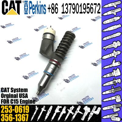 중국 CAT C15 연료 공동 철도 주입기 253-0619 2530619 10R-7232 Caterpillar 엔진 판매용
