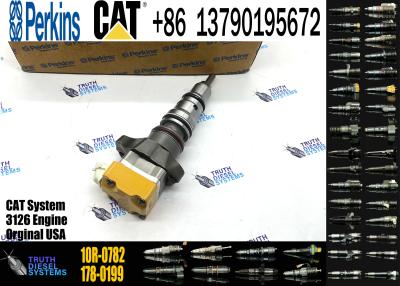 China Excavator Parts CAT E 322C 325C 3126E 3126B Engine common rail injector 10R-0782 178-0199 for sale