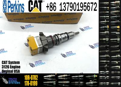 China Excavator Parts CAT E 322C 325C 3126E 3126B Engine common rail injector 10R-0782 178-0199 for sale