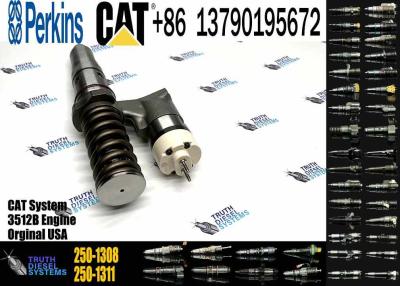 China New Factory Price Common Rail Cat Fuel Injector 250-1308 2501308 for Caterpillar CAT 3508 3512 3516 3524 Diesel Engine for sale