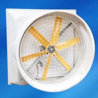 China wall mounted handmade shell FRP exhaust fan for sale