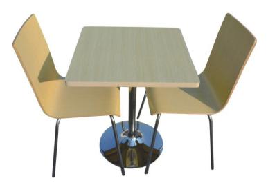 China fiberglass FRP dining table and chair for sale