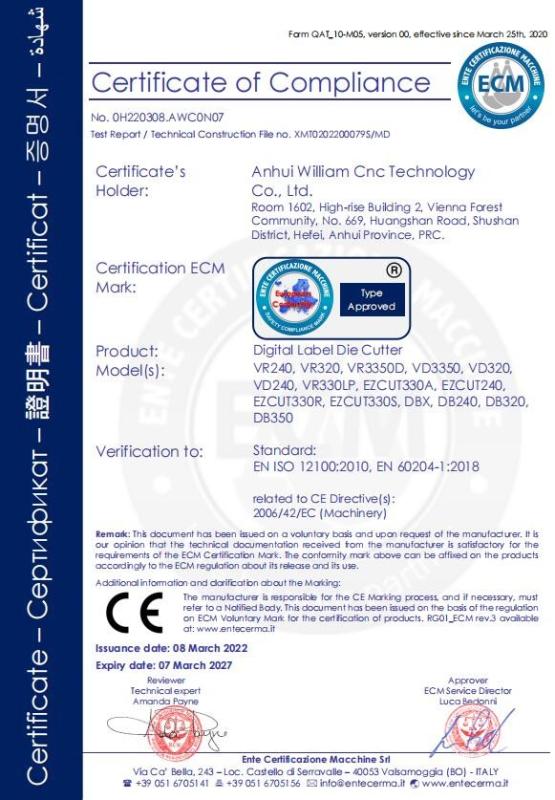 Roll Lable Die Cutter - Anhui William CNC Technology Co., Ltd