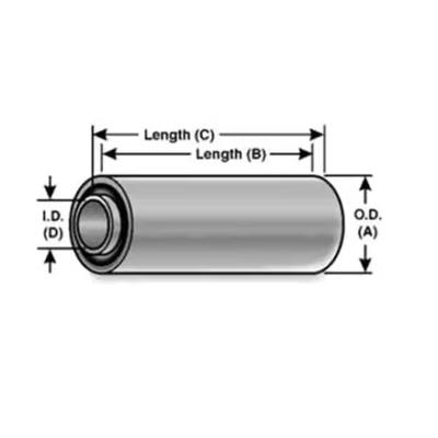 Rubber damper mount installation example