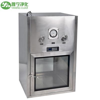 China Laminar Air Flow Pass Box Airtight Interlock Dynamic Hatch 160W for sale