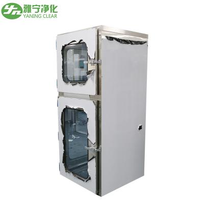 中国 多層移動の窓多層Passboxが付いているクリーンルームのパス ボックスのステンレス鋼をカスタマイズしなさい 販売のため