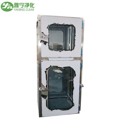 中国 多層移動の窓多層Passboxが付いているクリーンルームのパス ボックスのステンレス鋼をカスタマイズしなさい 販売のため